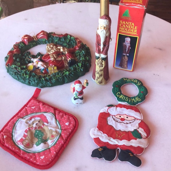 Various | Holiday | Vintage Christmas Decorations Bundle Of 5 | Poshmark
